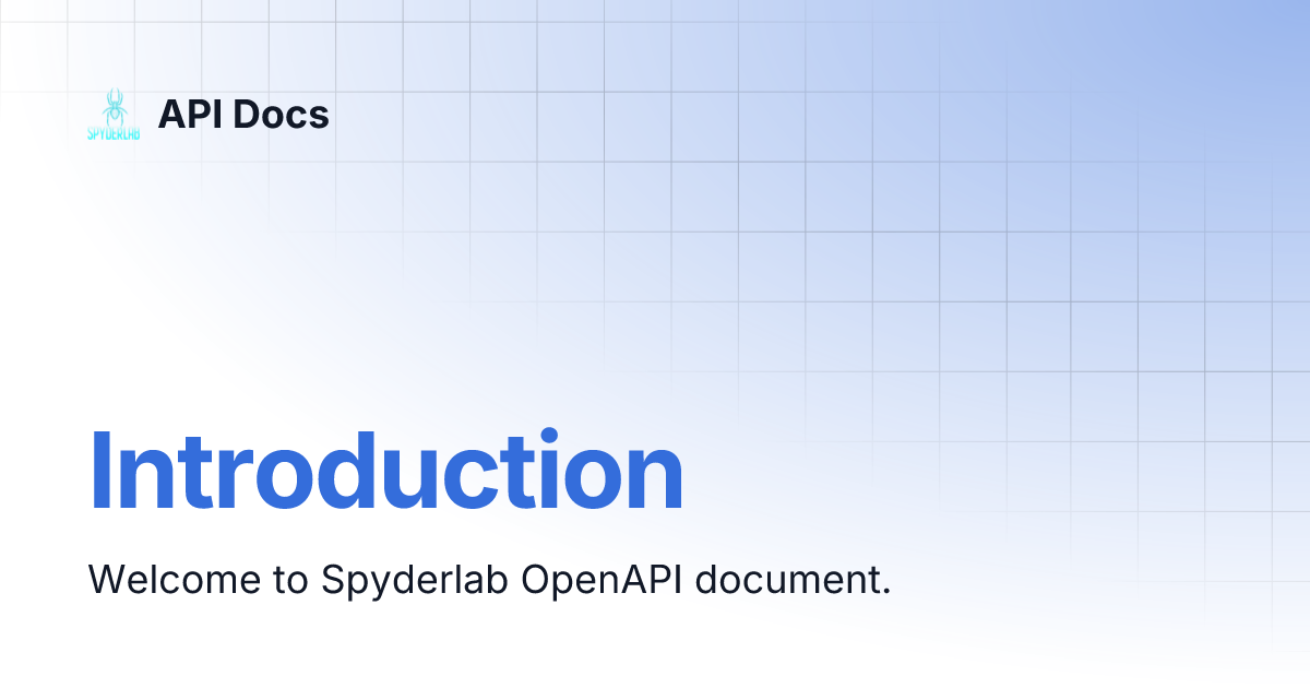 Introduction | API Docs